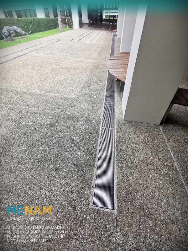 Menam Drainage Pedestrian Grating 304 - menamgrating