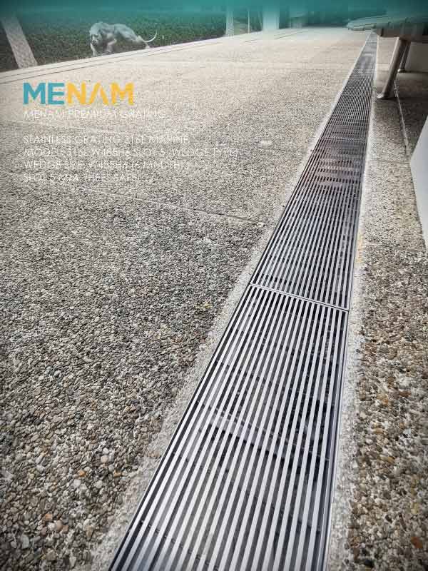 Menam Drainage Pedestrian Grating 304 - menamgrating