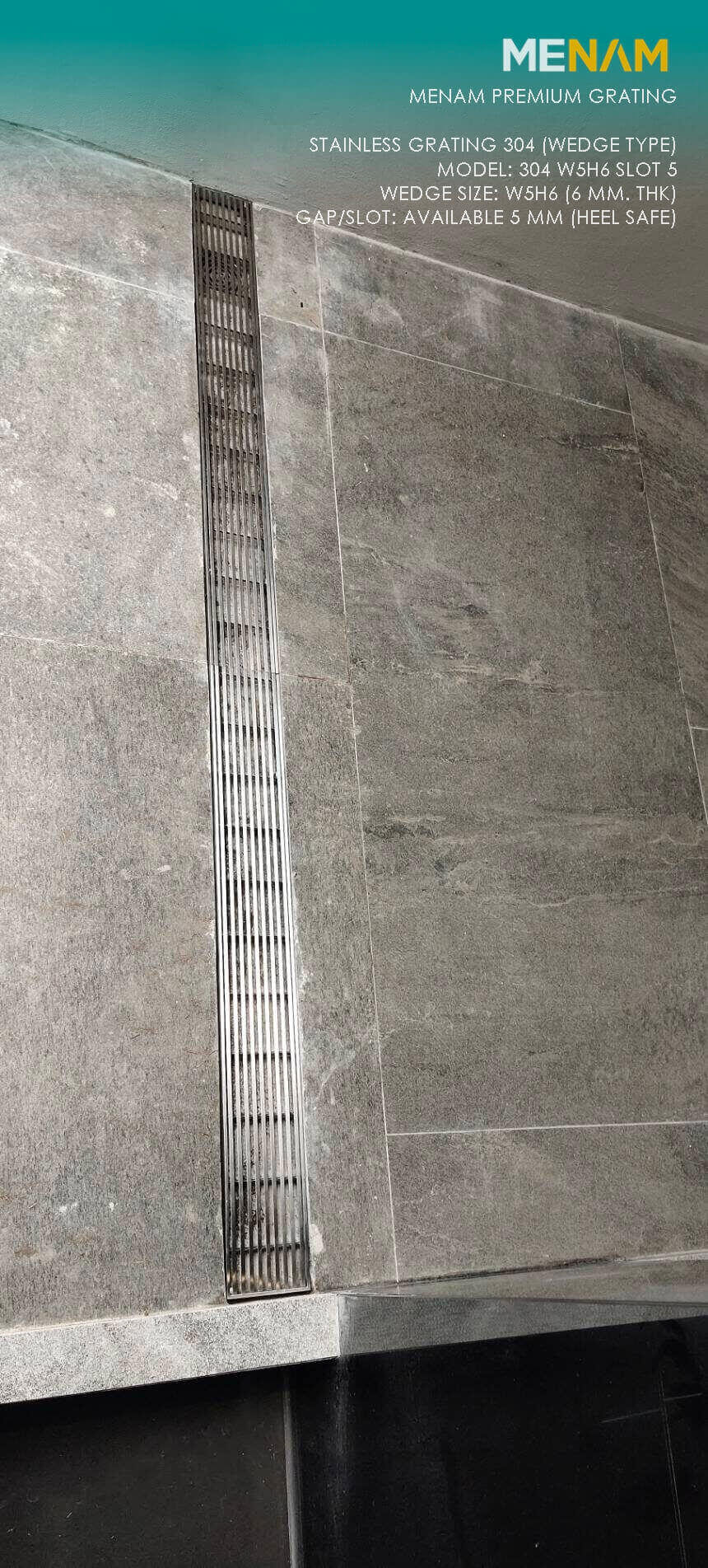 Gallery Drainage Pedestrian Walkway - menamgrating